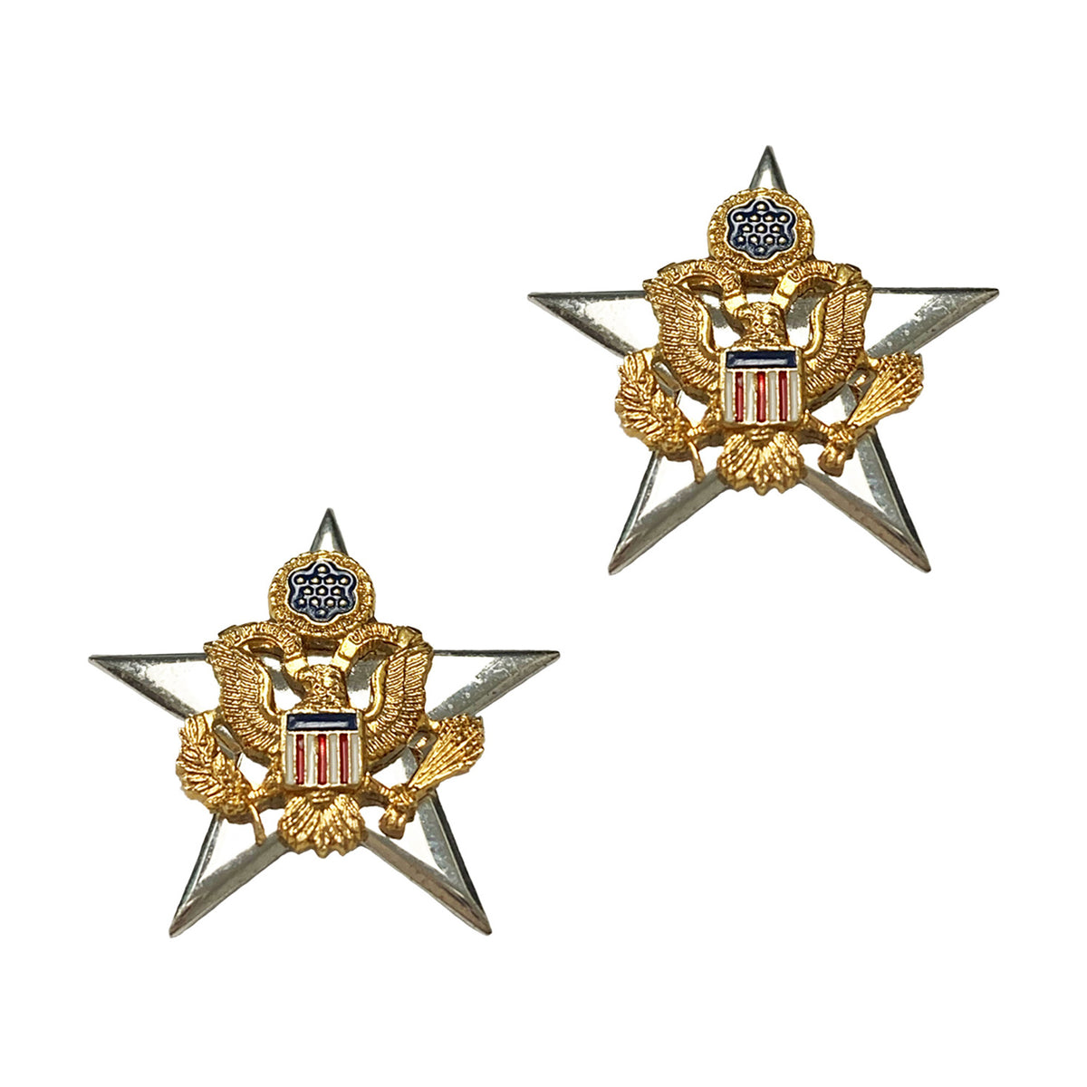 General Staff Officer Brite Pin-on (pair) | Insignia Depot