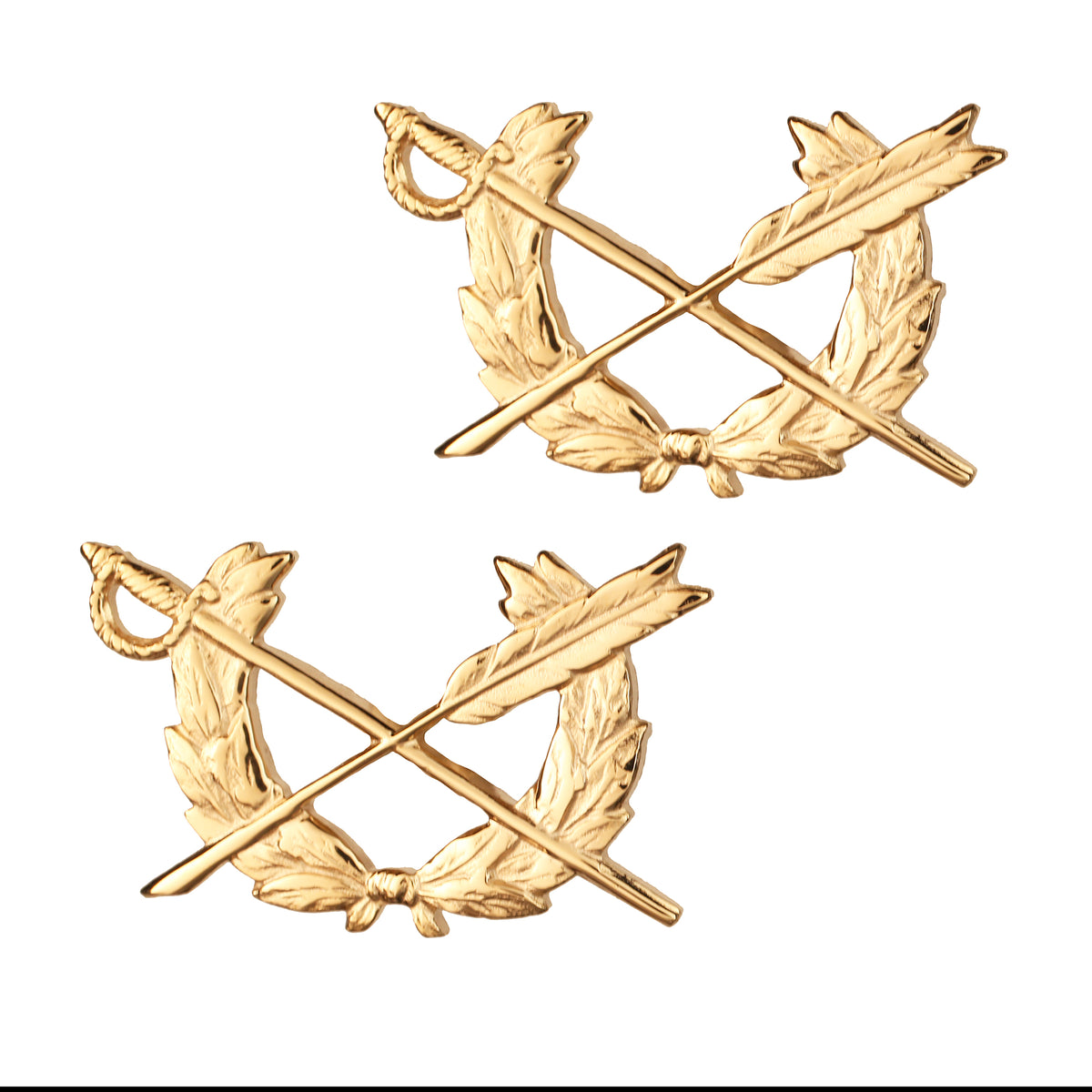 Judge Advocate General Officer Brite Pin-on (pair) | Insignia Depot