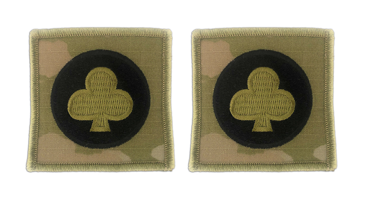 Club With ROTC 2nd LT Dot OCP Helmet Patch (pair) | Insignia Depot