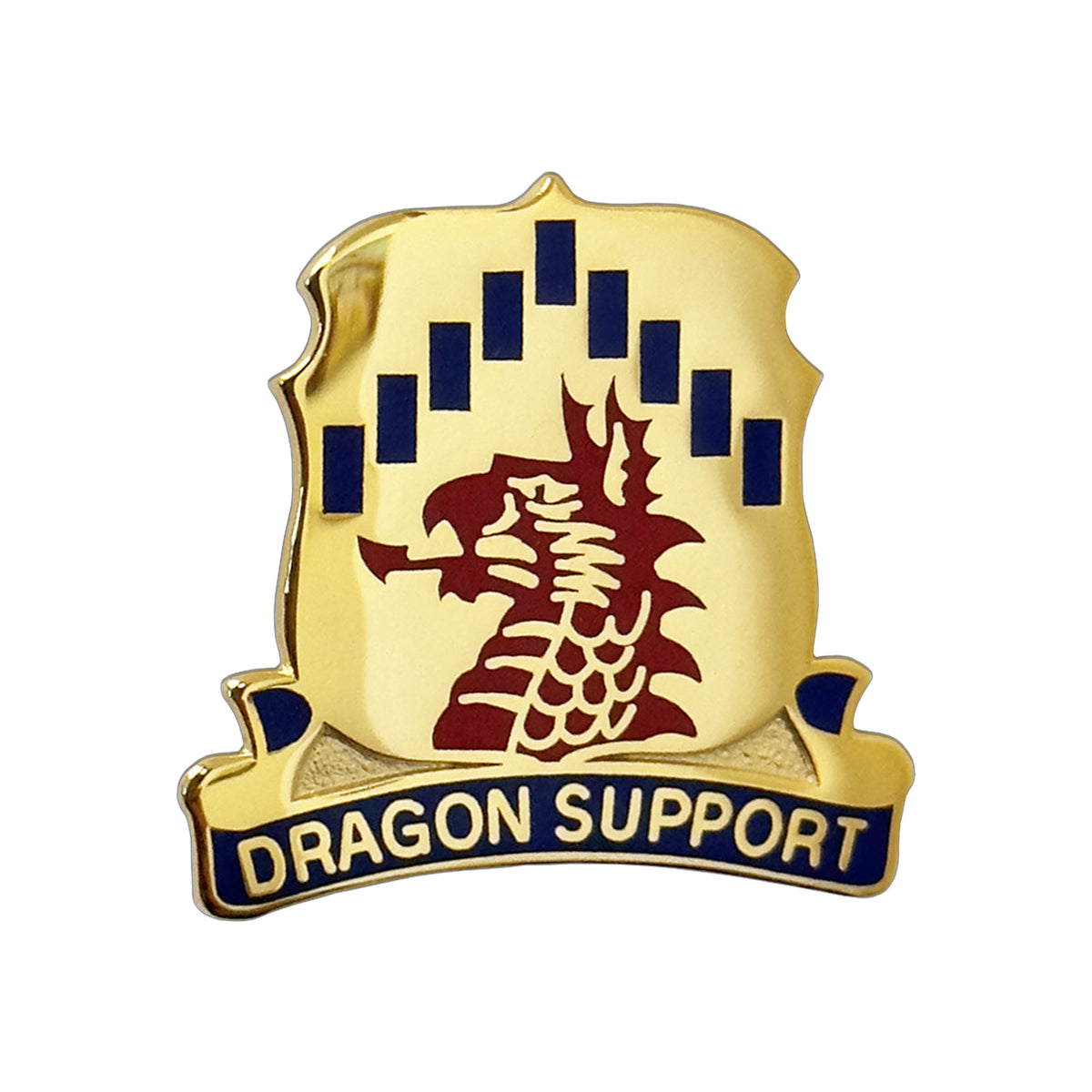 601st Support Battalion Crest "Dragon Support" (each) | Insignia Depot