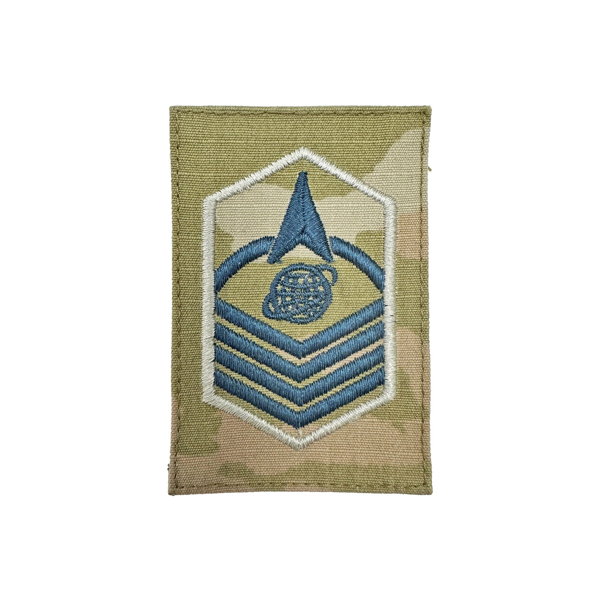 Space Force Rank Master Sergeant Embroidered OCP w/ Hook (each ...