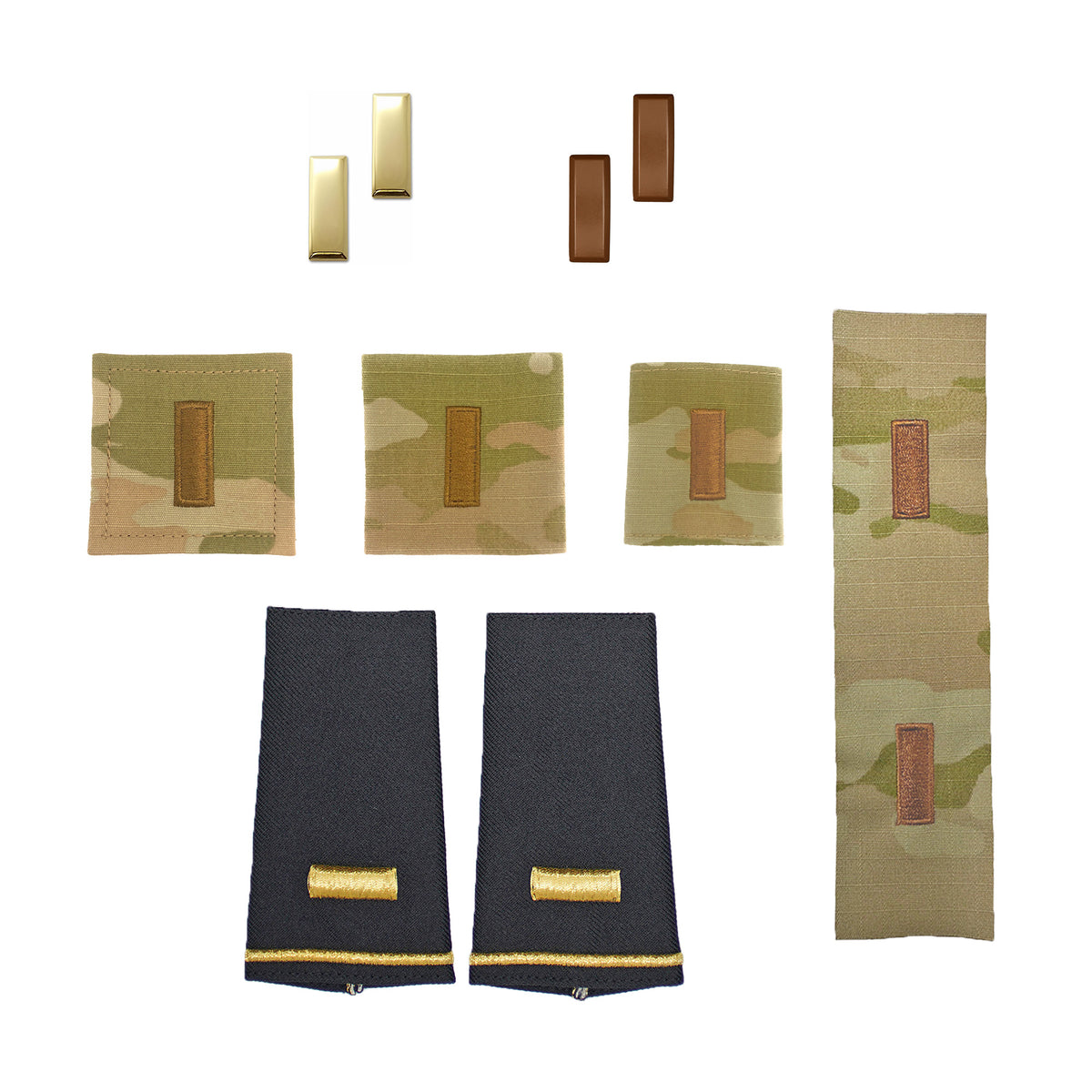 U.S. Army O1 2nd Lieutenant Male Rank Bundle | Insignia Depot