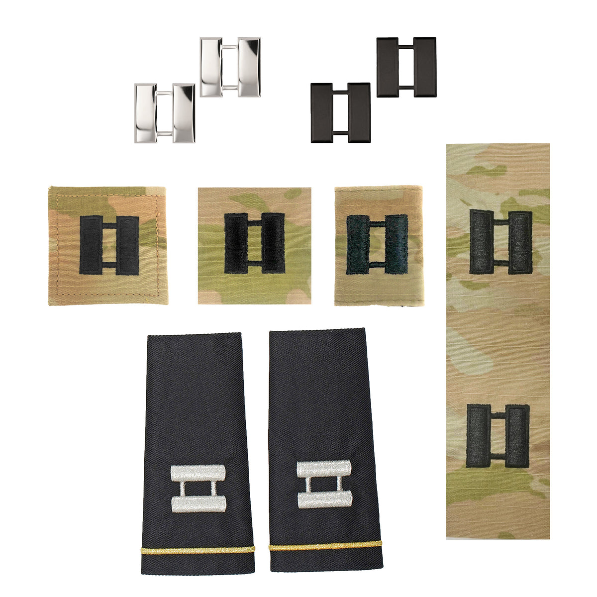 US Army O3 Captain Male Rank Bundle | Insignia Depot