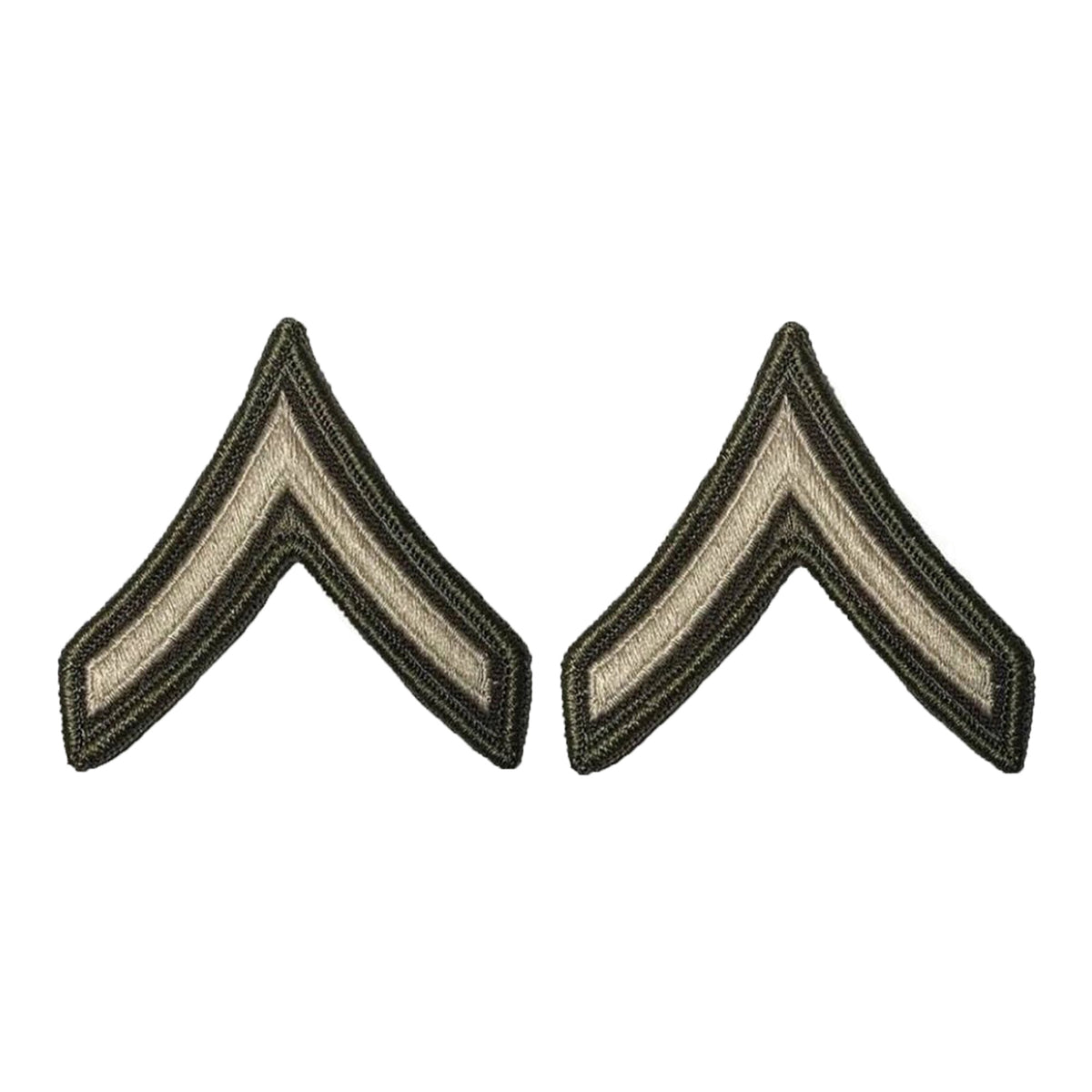 AGSU U.S. Army E2 Private Chevron Sew on Rank Male | Insignia Depot