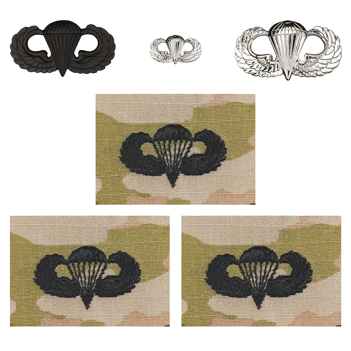 U.S. Army Parachutist Jump Wings Basic Badge Bundle | Insignia Depot