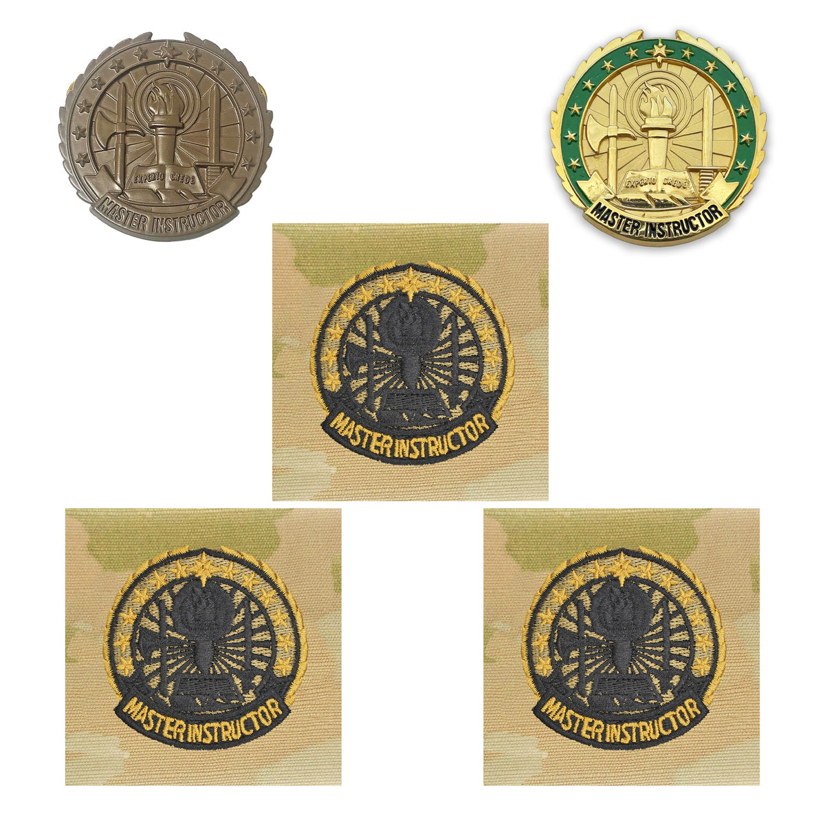 US Army Instructor Master Badge Bundle | Insignia Depot