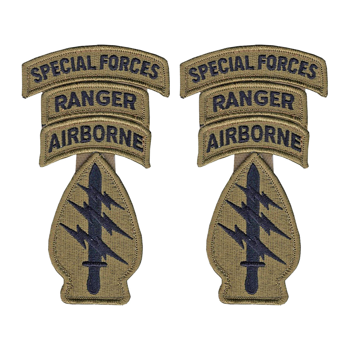 Special Forces OCP Patch with Special Forces, Airborne, Ranger Tabs (no ...