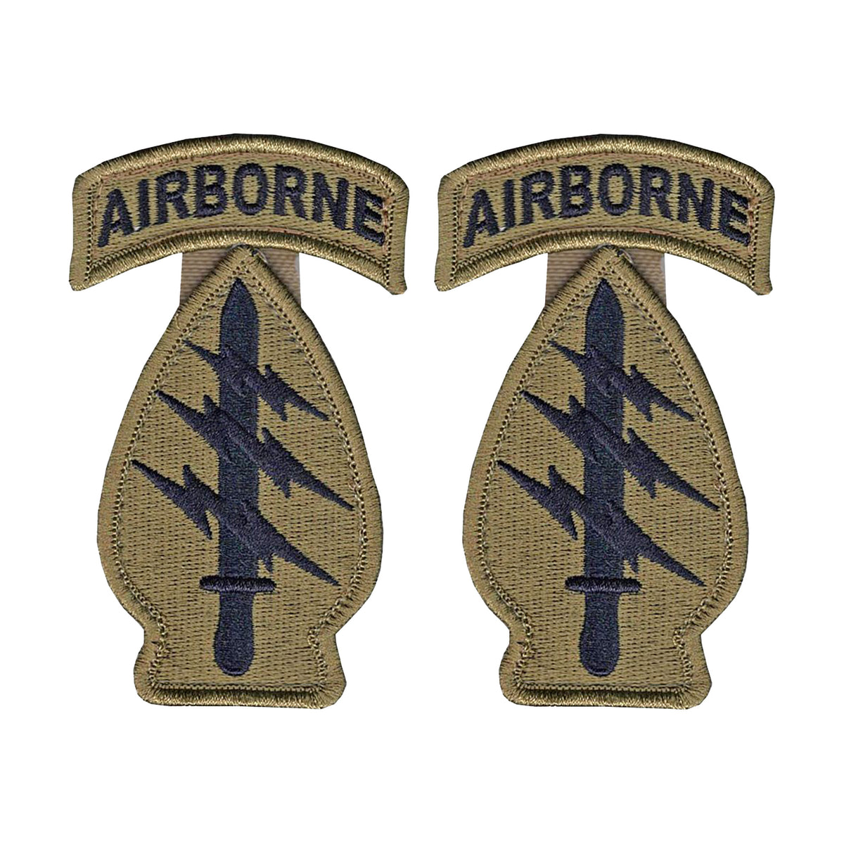 Special Forces OCP Patch with Hook Fastener and Airborne Tab (pair ...
