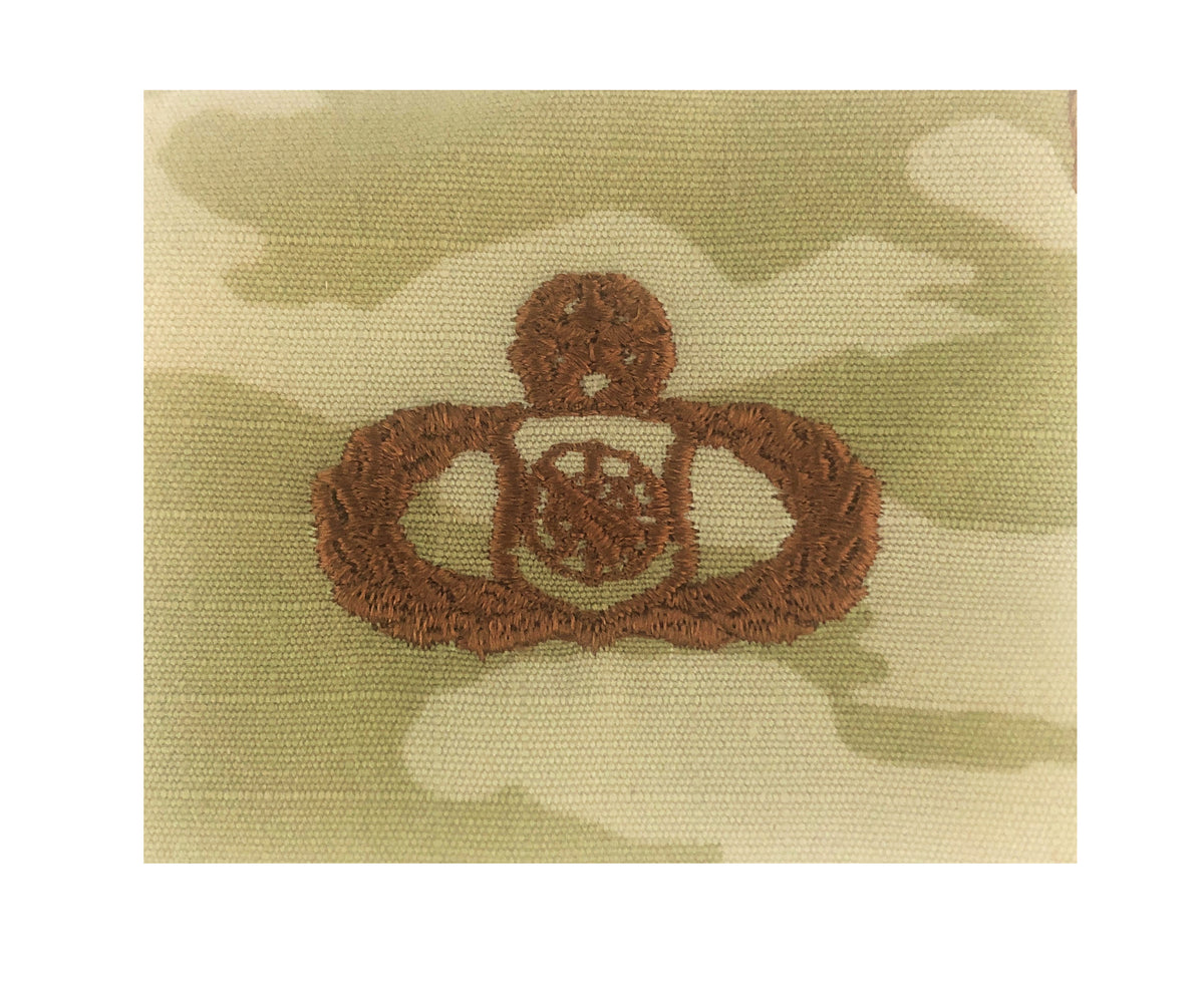 US Air Force Weapons Controller (Master) OCP Spice Brown Badge ...