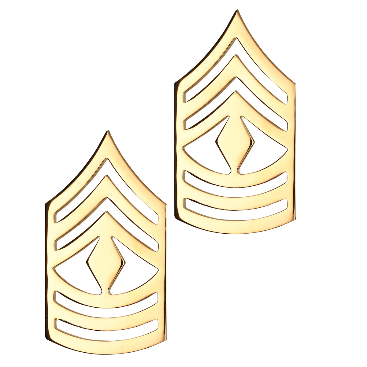E8 First Sergeant Brite Pin-on Rank | Insignia Depot