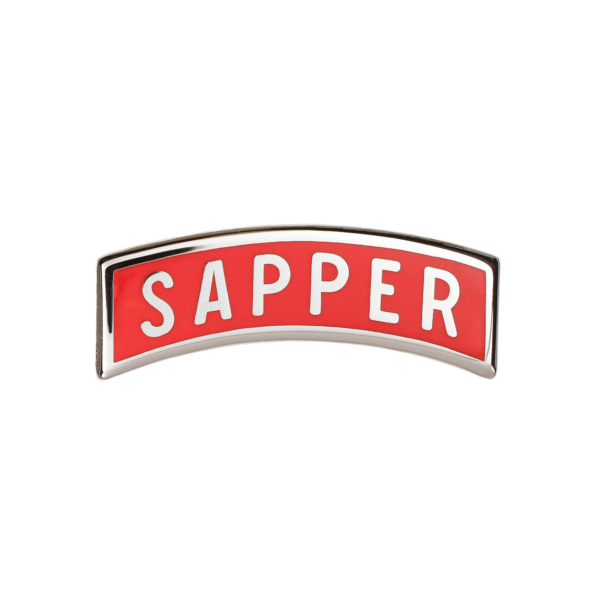 Sapper Color Badge Brite Pin-On | Insignia Depot