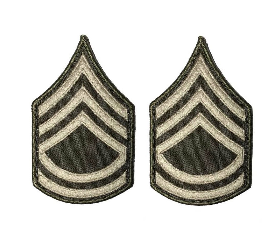 AGSU U.S. Army E7 Sergeant First Class Chevron Sew On Rank Male ...