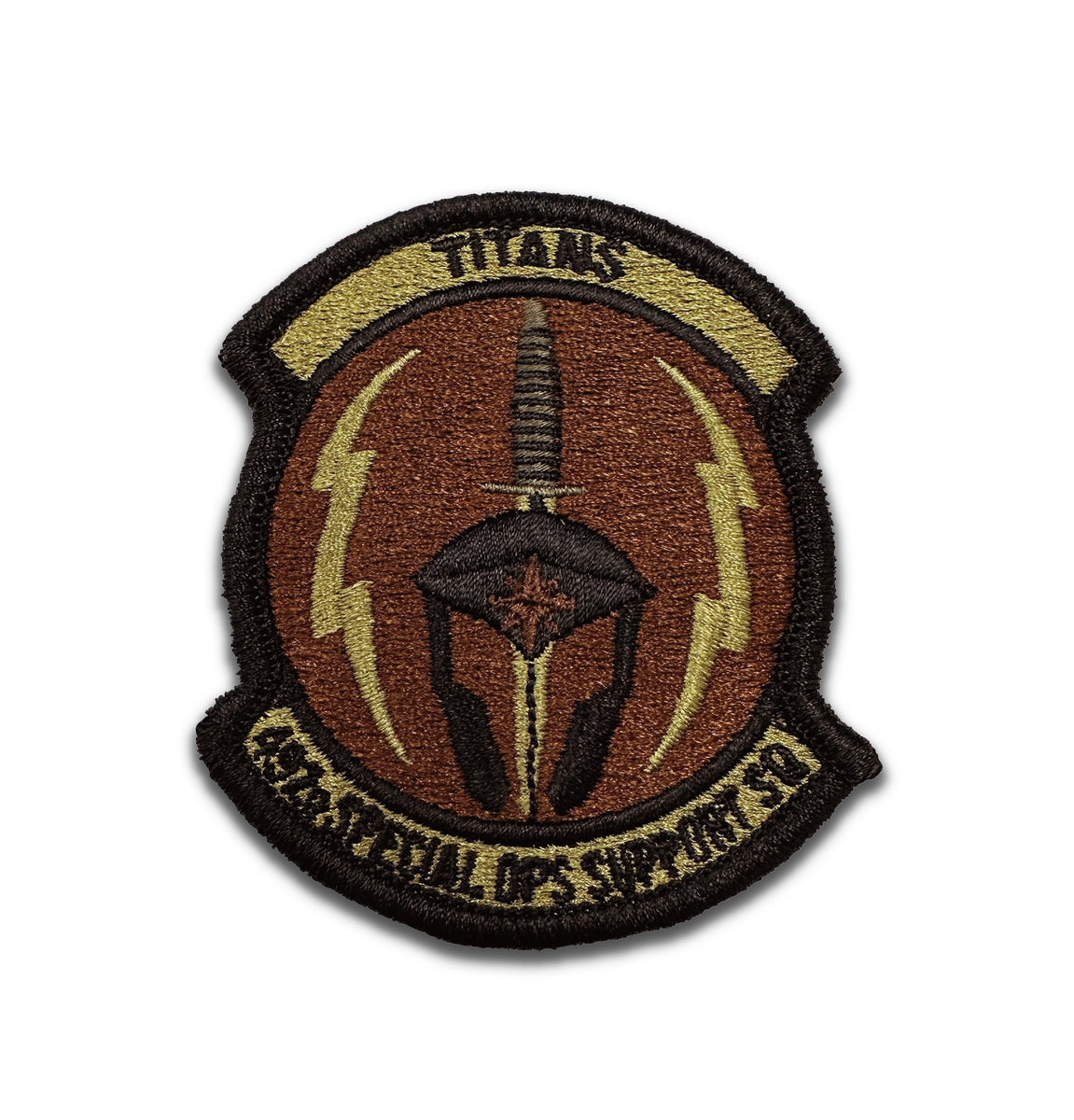 492nd Special Operations Support Squadron Spice Brown OCP Patch W/ Hook ...